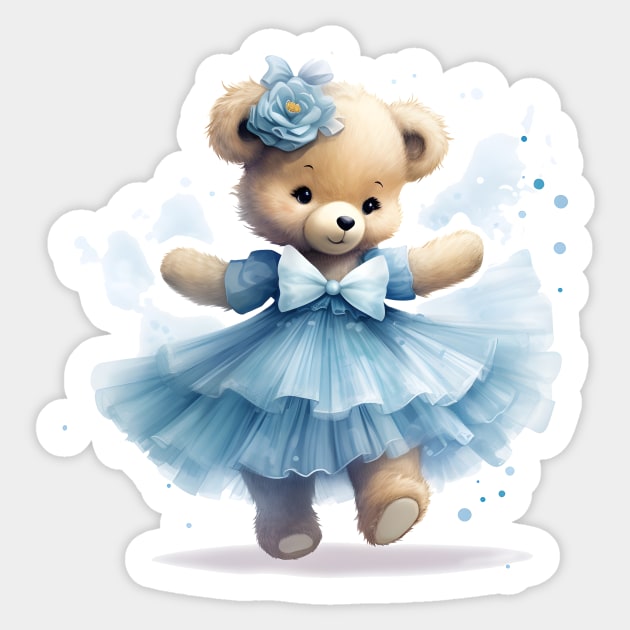 Cute teddy bear - Cute Teddy Bear - Sticker | TeePublic