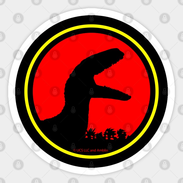 Jurassic Park, raptor - Jurassic World - Sticker | TeePublic