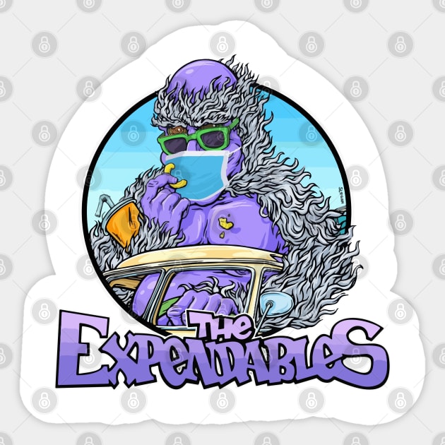 The Ễpendables New Fan Art - The Expendables - Sticker | TeePublic
