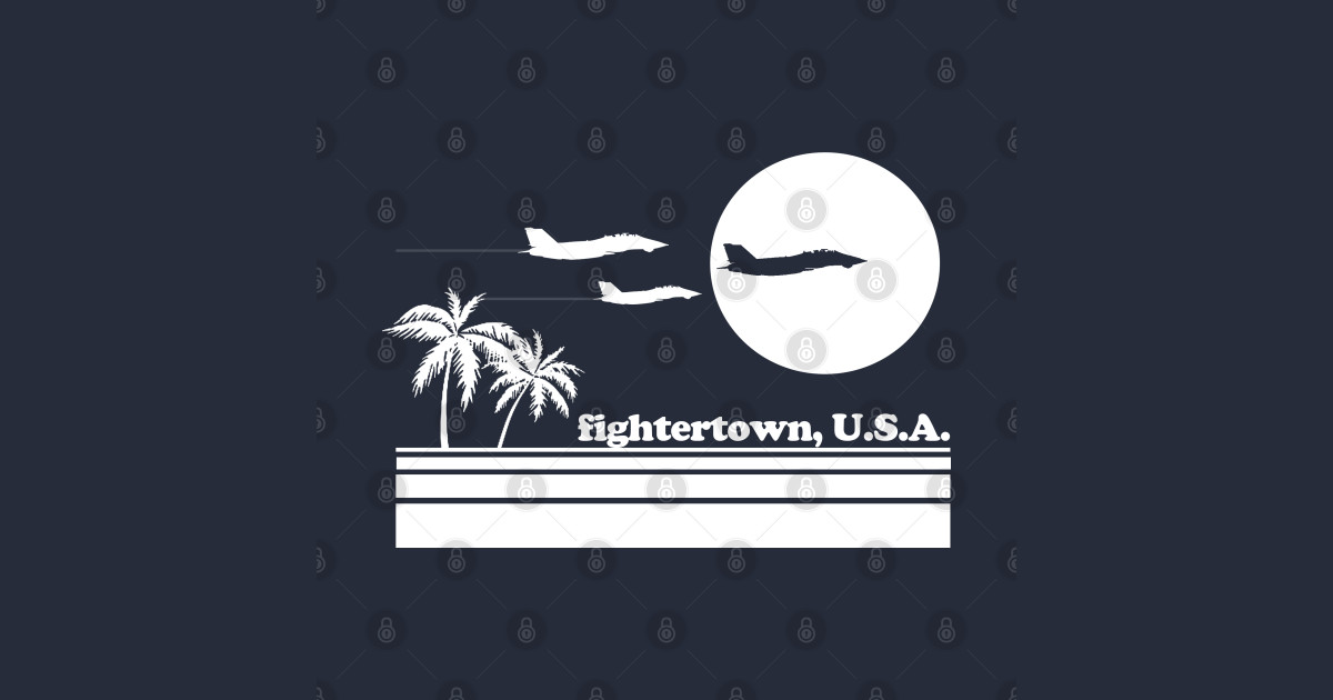 Fightertown USA Retro - Top Gun - T-Shirt | TeePublic