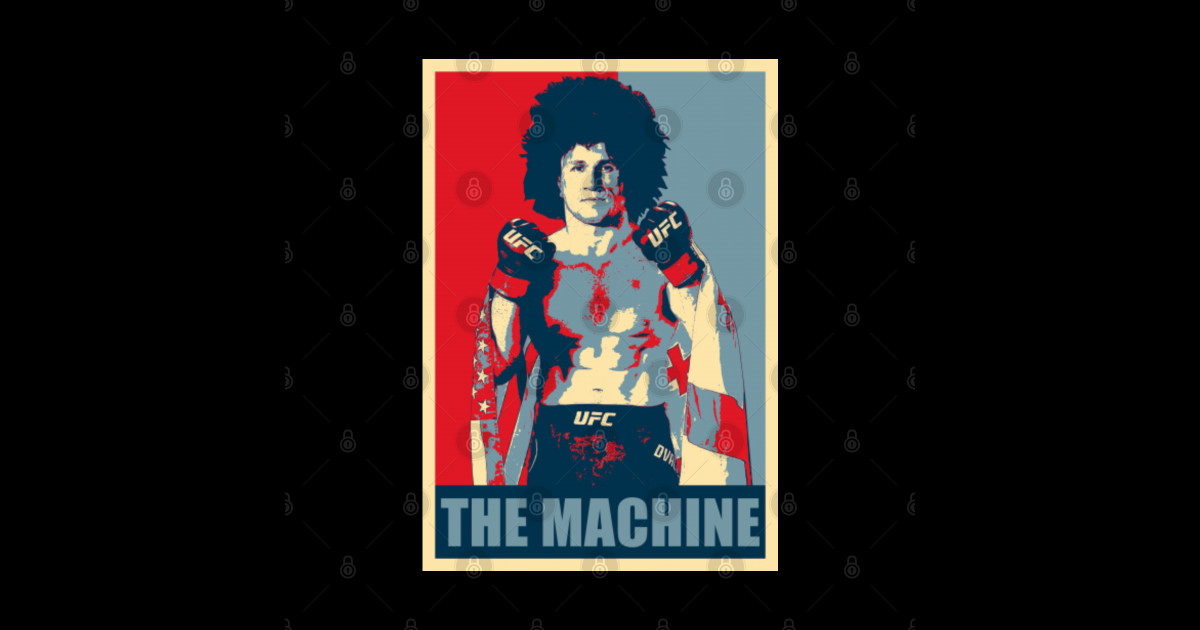Merab Dvalishvili "The Machine" - Merab Dvalishvili - Sticker | TeePublic
