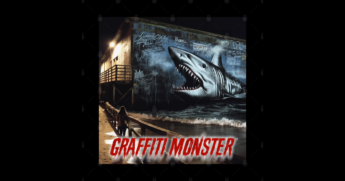 Graffiti Monster™ - Series #0 - New England Summer Sharks - 1 of 9 ...