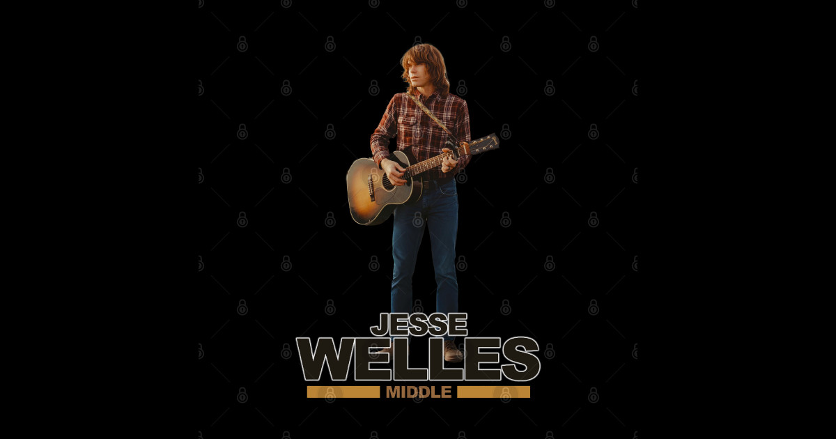 Jesse Welles Concert Tour Merch No Dates - The Middle - Welles - Pin ...