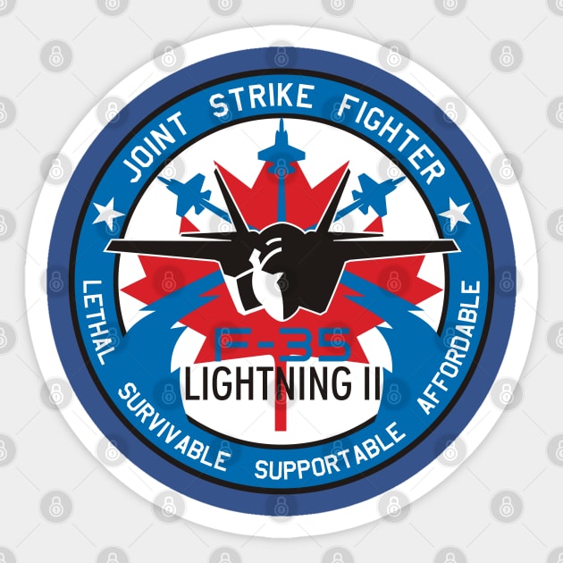 F35 Lightning II - F 35 Lightning Ii - Sticker | TeePublic