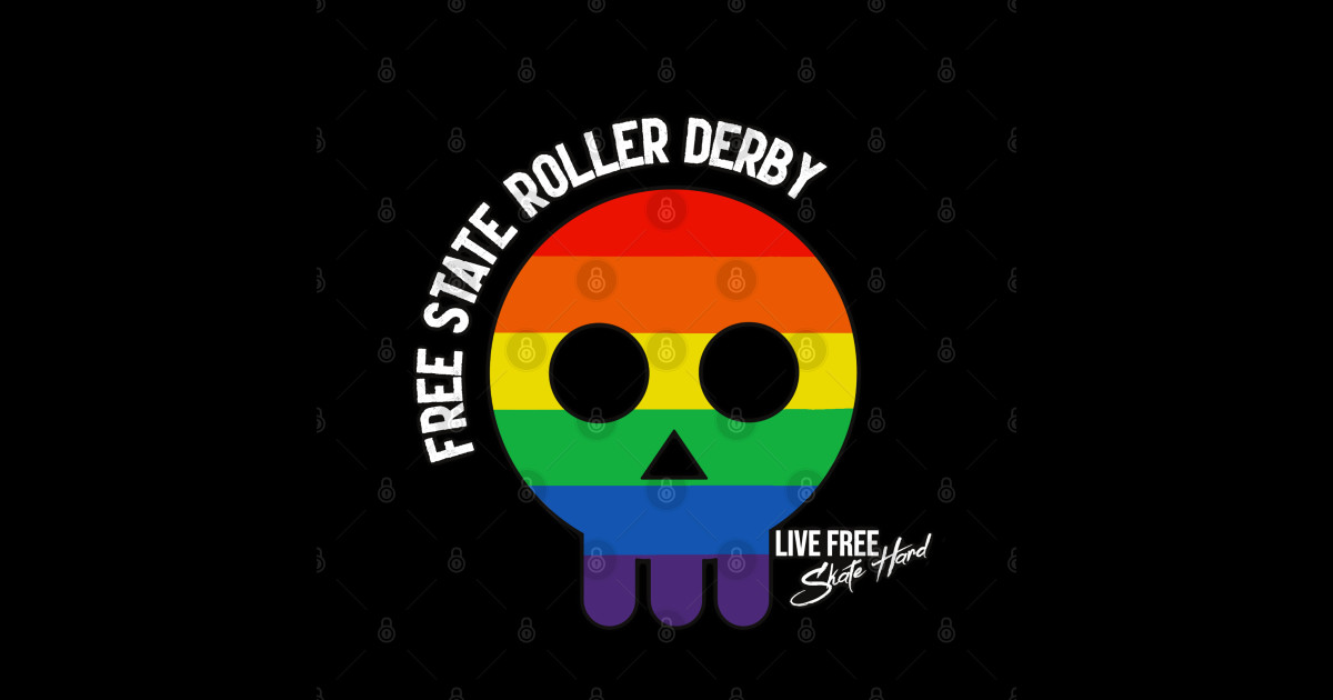 New Logo Rainbow - Free State - Sticker | TeePublic
