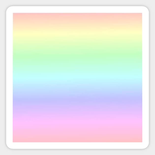 Pastel colors - Pastel - Sticker | TeePublic