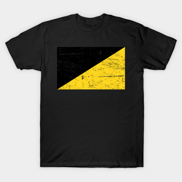 Distressed AnCap Anarcho Capitalist Flag - Anarcho Capitalism - T-Shirt ...