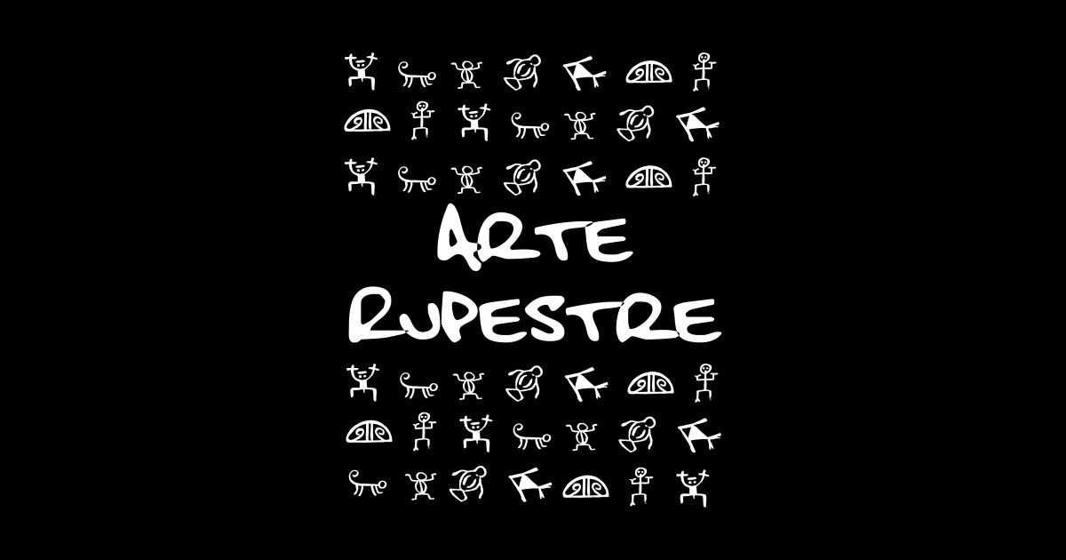 rock art - Rock Art Arte Rupestre History - Sticker | TeePublic