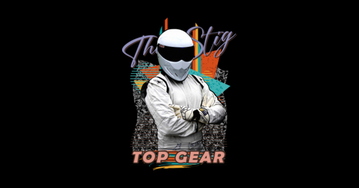 Helmet Guy - Retro Vintage - The Stig - Sticker | TeePublic