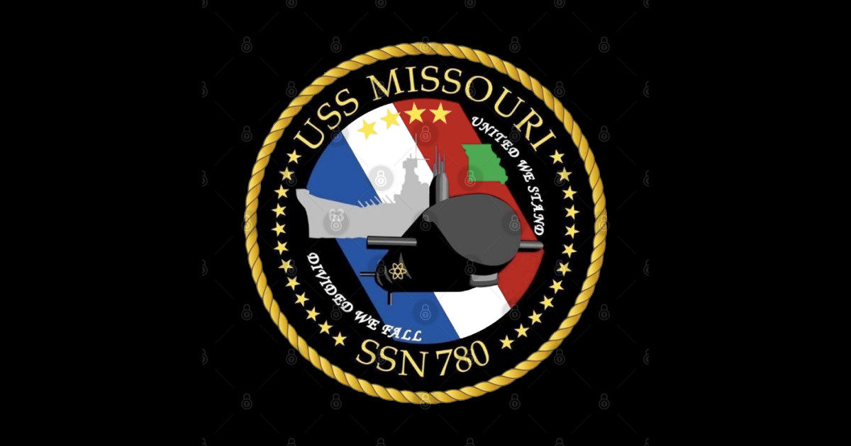 USS Missouri SSN 780 - Uss Missouri Ssn 780 - T-Shirt | TeePublic