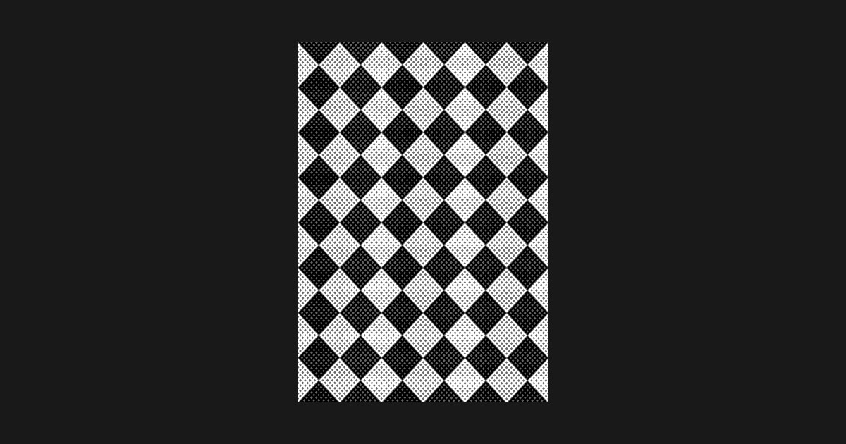 Angled Checkerboard Quilt Pattern no. 1 - Angled Boxes - T-Shirt ...
