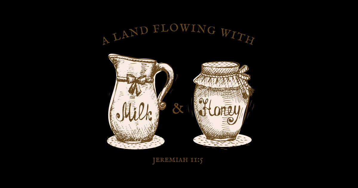 Milk & Honey - Jeremiah Bible Verse Vintage Aesthetic - Bible Verse ...