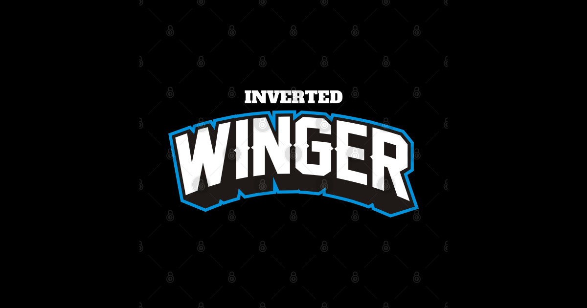INVERTED WINGER - Soccer - Sticker | TeePublic