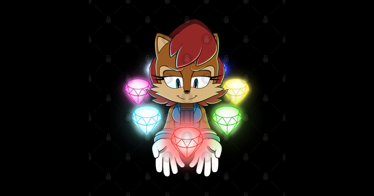Sally Goes Super - Sally Acorn - Sticker | TeePublic