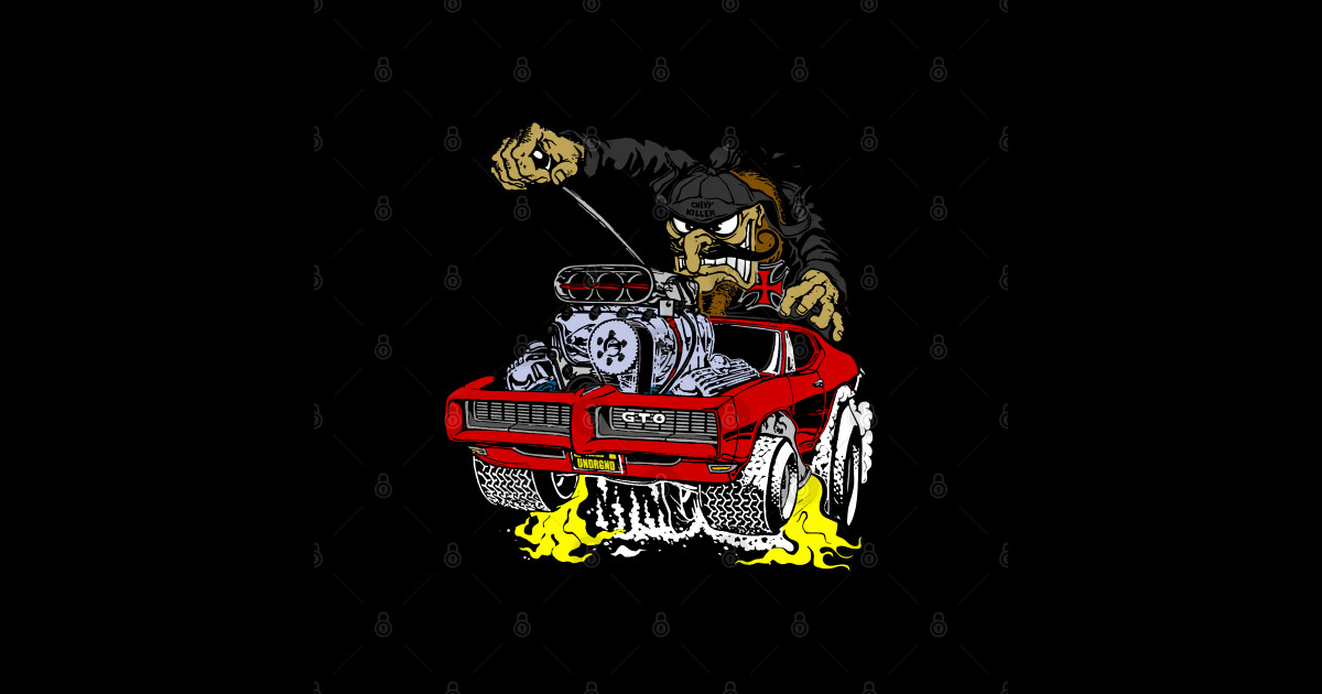 Curse You Red Baron GTO - Red Baron Gto - Sticker | TeePublic