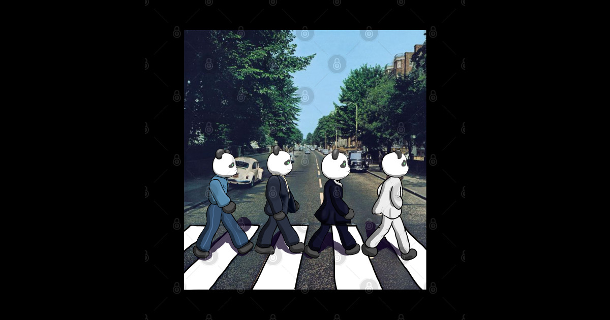 The panda beatles - Panda - Posters and Art Prints | TeePublic