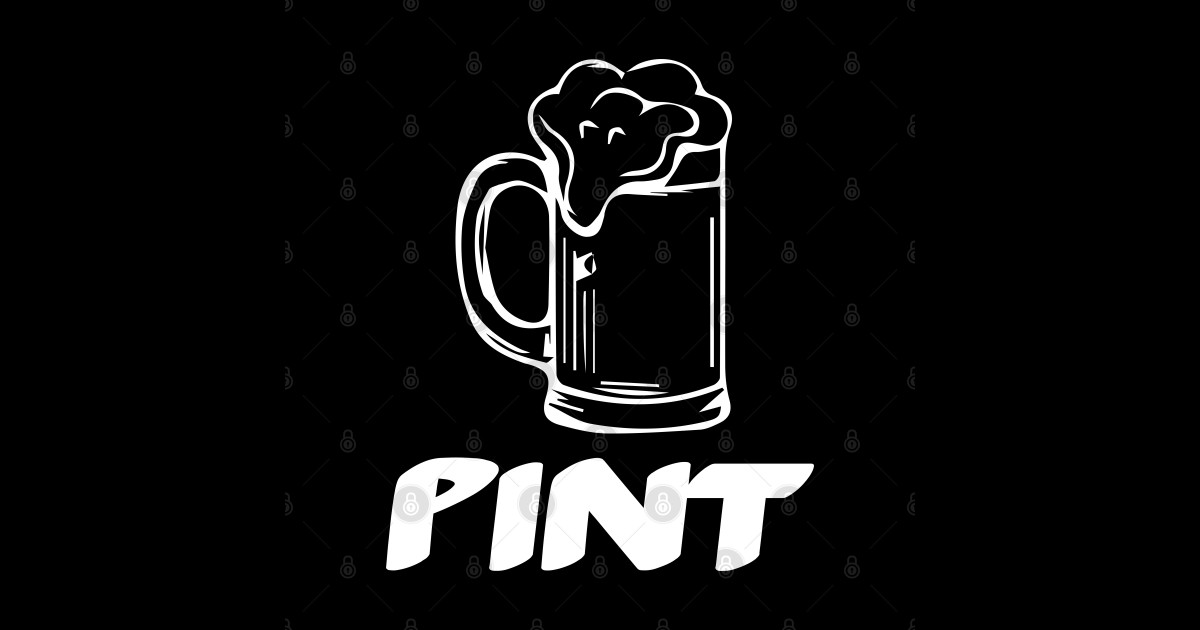 Pint of beer - Pinto - Sticker | TeePublic