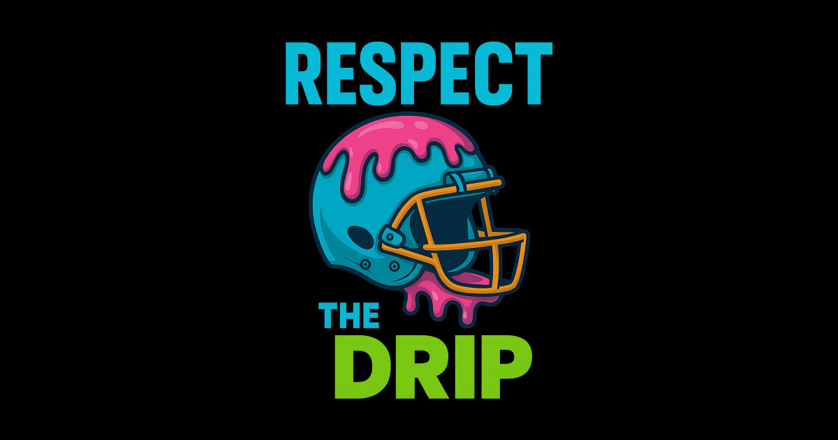 Football Drip Boys Football Ice Cream Sprinkle Respect Drip - Football ...