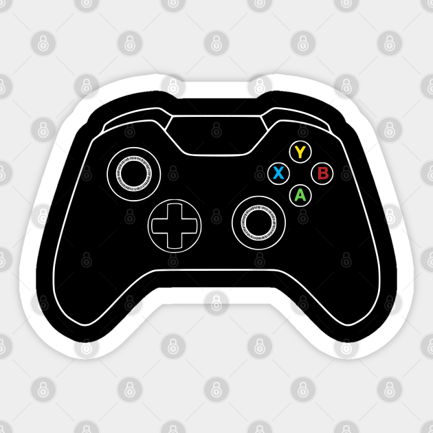 Xbox Controller ABXY Colors - Xbox - Sticker | TeePublic