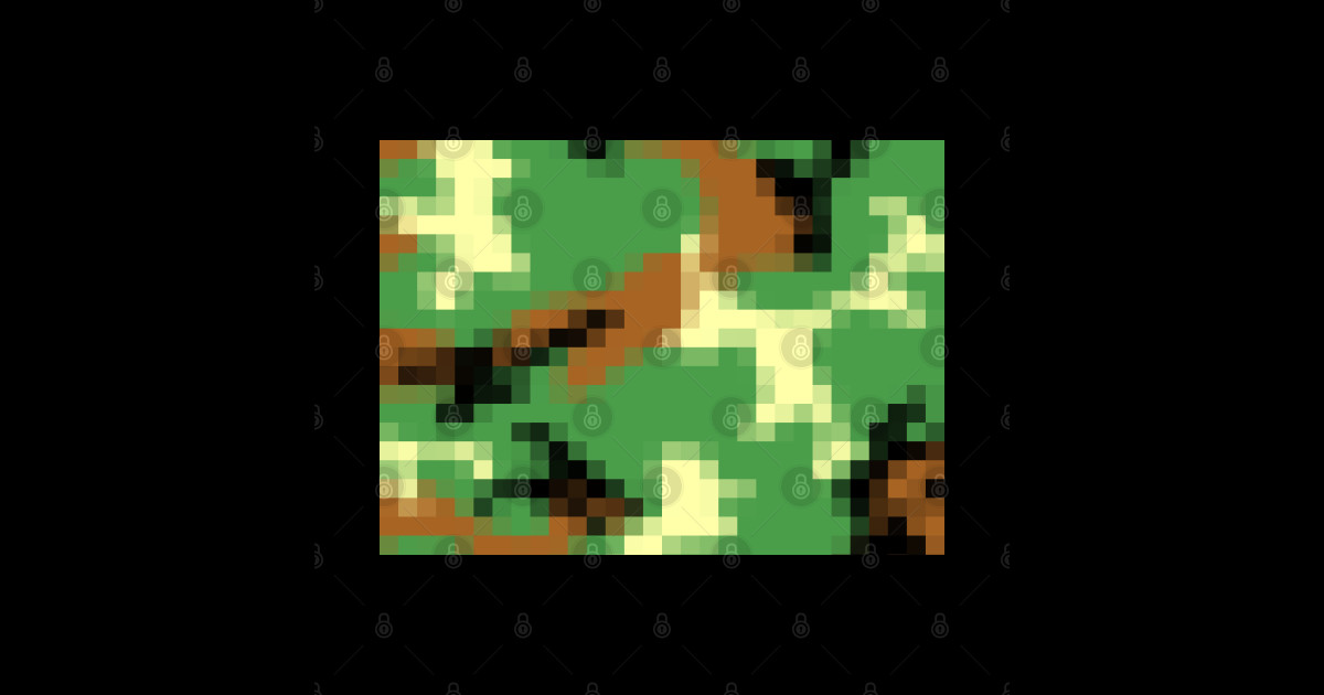 Pixelated Army Camouflage Design - Army - Sticker | TeePublic