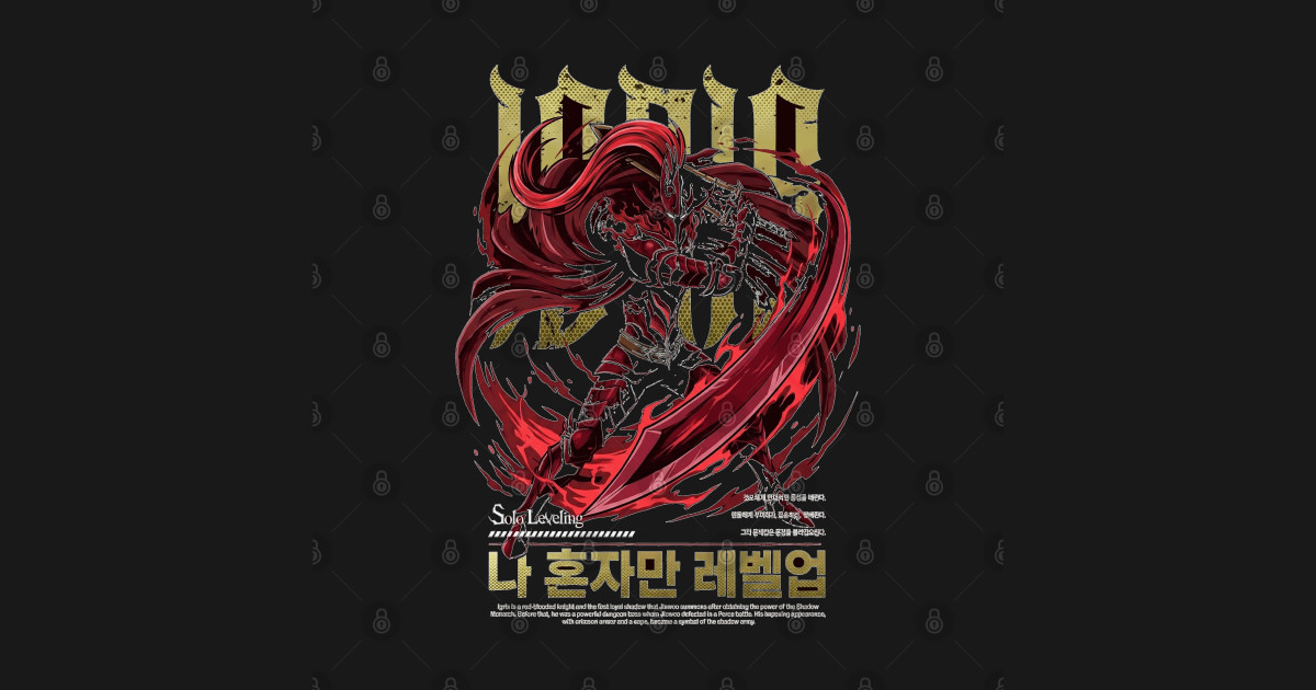 Iris Shadow Knight Solo Leveling Fan - Iris - T-Shirt | TeePublic