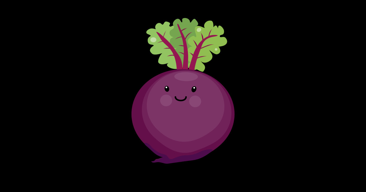Funny beet root cartoon illustration - Beet - Sticker | TeePublic