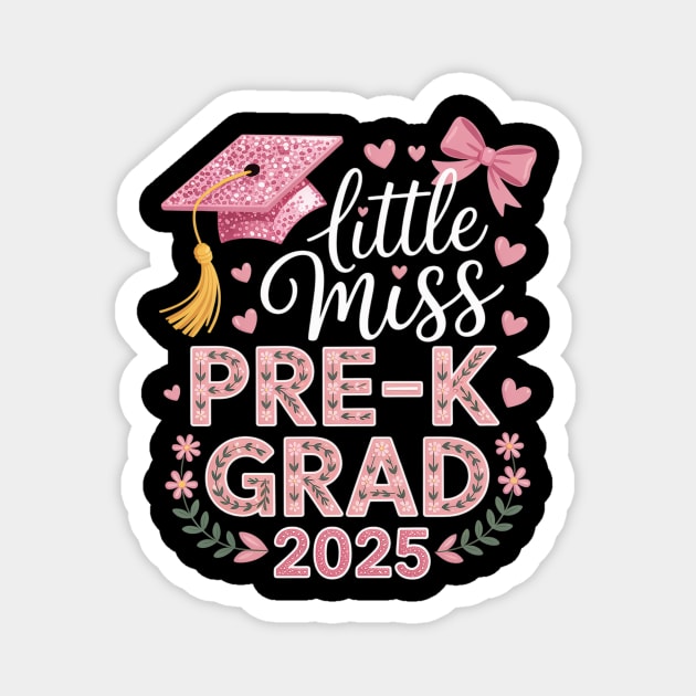 Pre-K Grad 2025 Coquette Preschool Graduation - Pre K - Magnet | TeePublic