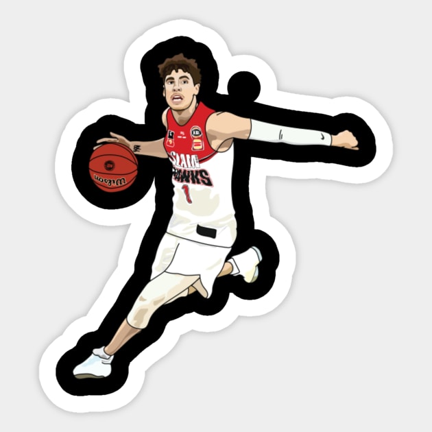 Lamelo Ball Illawarra Hawks - Lamelo Ball - Sticker | TeePublic