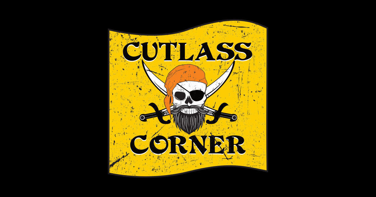 Cutlass Corner - Pirate - Sticker | TeePublic