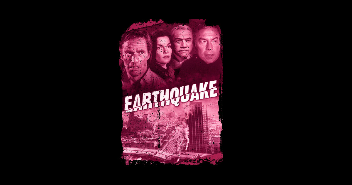 Charlton Heston A Hero in Earthquakes - Earthquakes - Sticker | TeePublic