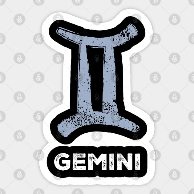 Gemini Zodiac Sign - Starsign - Sticker | TeePublic