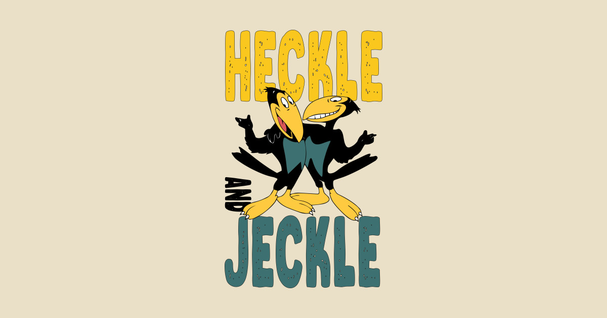 Heckle and Jeckle - Old Cartoon - Saturday Morning Cartoons - T-Shirt ...