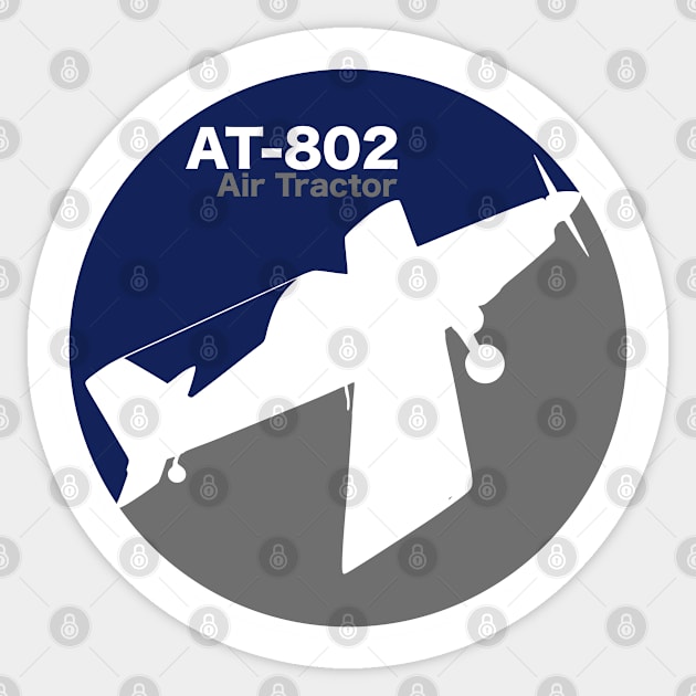 Air Tractor AT-802 - Airtractor At802 - Sticker | TeePublic