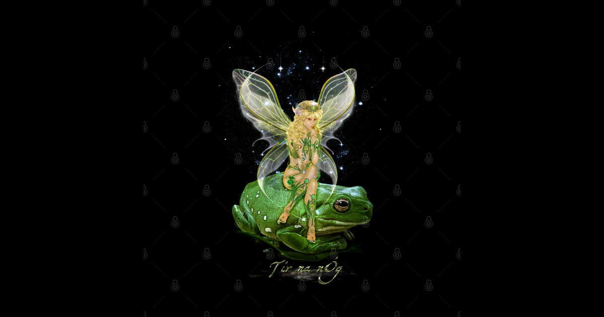 Tir na nOg Fairy and Frog - Tir Na Nog - Posters and Art Prints | TeePublic