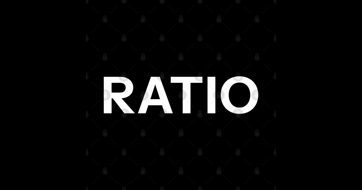 Ratio - Ratio - Sticker | TeePublic