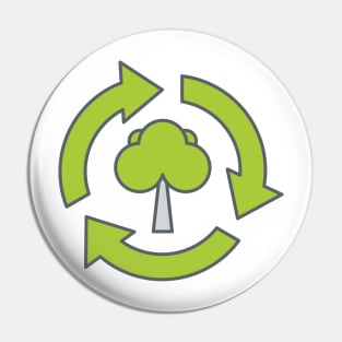 Green Recycling Pins and Buttons for Sale | TeePublic