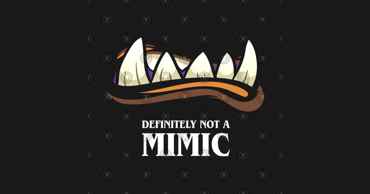 Funny Definitely Not A Mimic Tabletop RPG Meme - Dungeons And Dragons ...