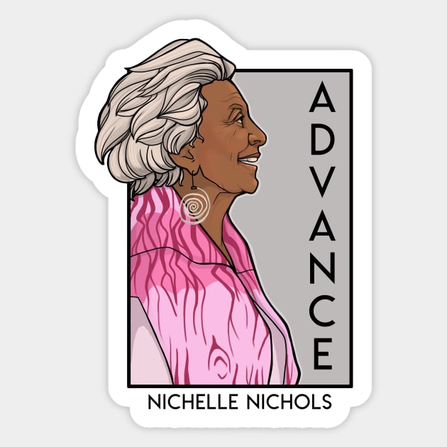 Advance - Karen Hallion - Sticker | TeePublic