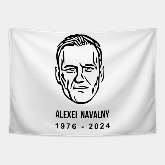 NAVALNY PORTRAIT 1976 - 2024 - Navalny - Tapestry | TeePublic