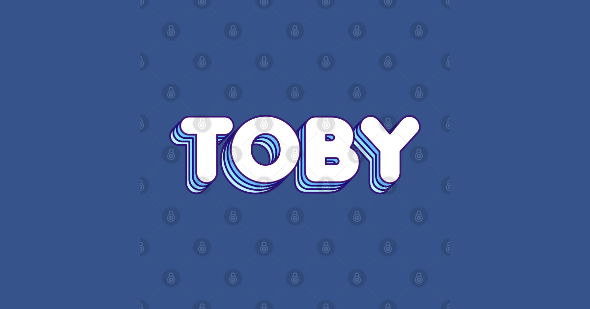 Blue Layers Toby Name Label - Blue Layers Toby Name Label - T-Shirt ...