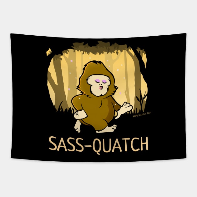 Sass-Quatch, the Sassiest Bigfoot of Them All - Sassquatch - Tapestry ...