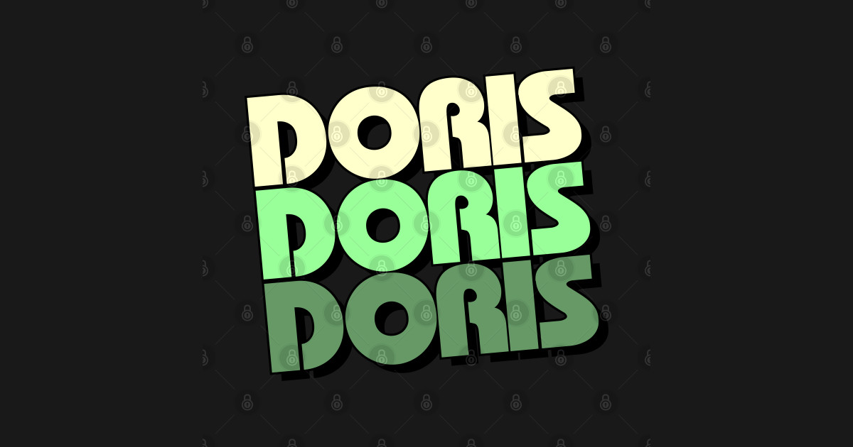 Doris 70's Style - Doris Name - T-Shirt | TeePublic
