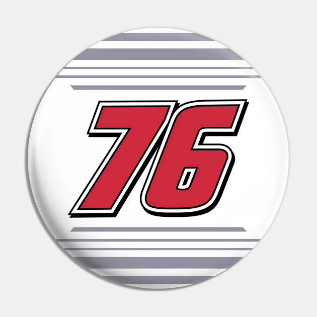 Spencer Boyd #76 2024 NASCAR Design - Spencer Boyd - Pin | TeePublic