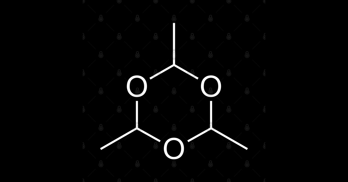 Paraldehyde C6H12O3 - Paraldehyde - Sticker | TeePublic