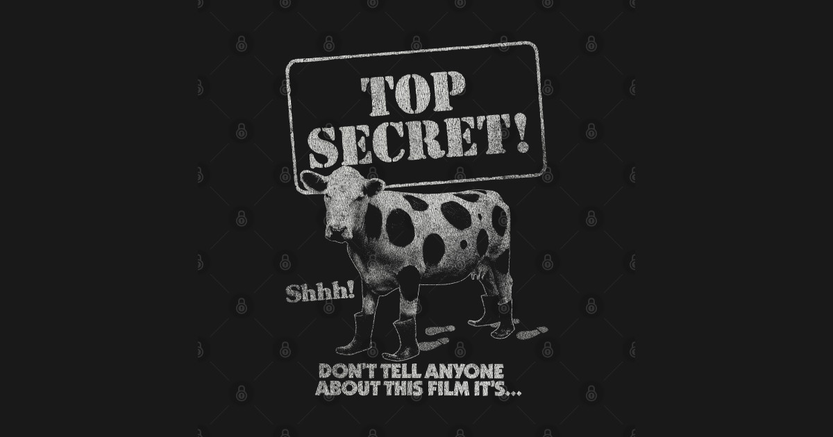 Top Secret, Val Kilmer, Cult Classic - Top Secret - T-Shirt | TeePublic
