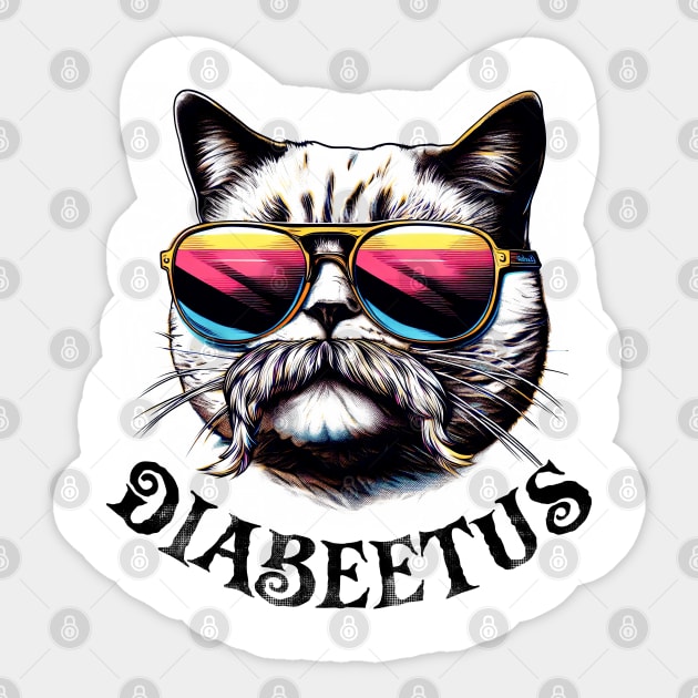 Diabeetus Diabetes meme - Diabeetus - Sticker | TeePublic