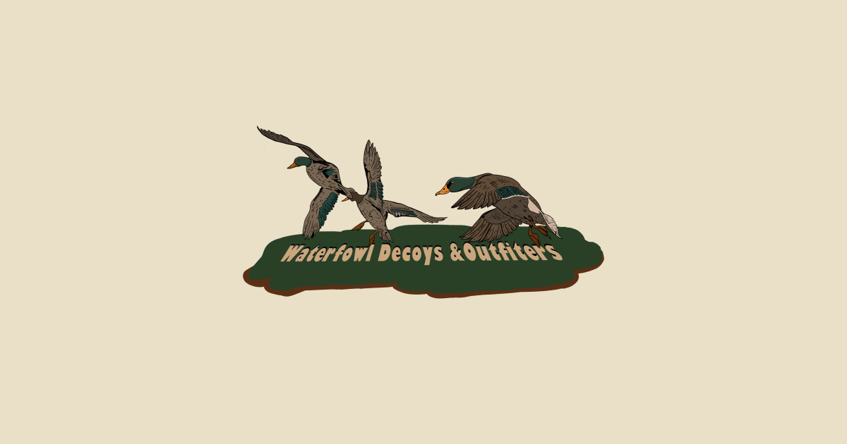 Classic Duck Hunting Design - Waterfolw - T-Shirt | TeePublic