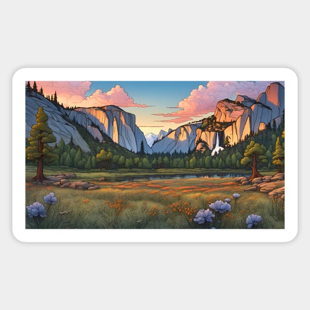 Yosemite National Park - Yosemite - Sticker | TeePublic