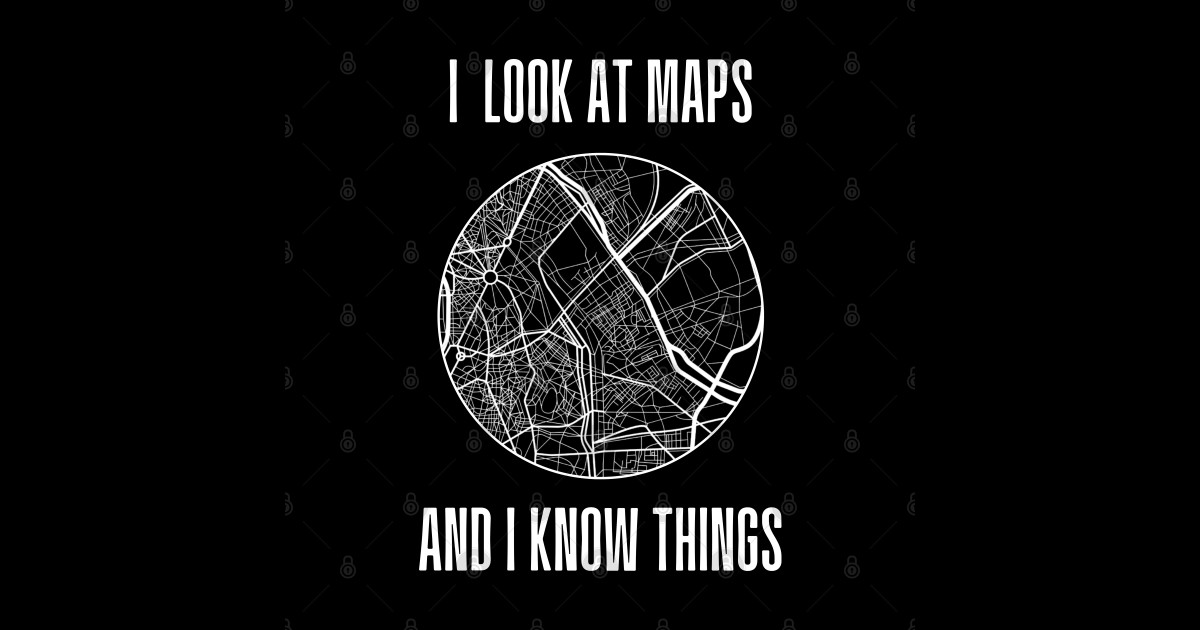 Funny Cartographer | Map Making | Geography Pun - Map Making - Sticker ...