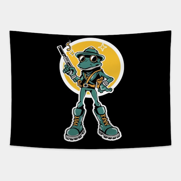 Unique Super Hero Frogman Anime Cartoon Art Character - Superhero ...